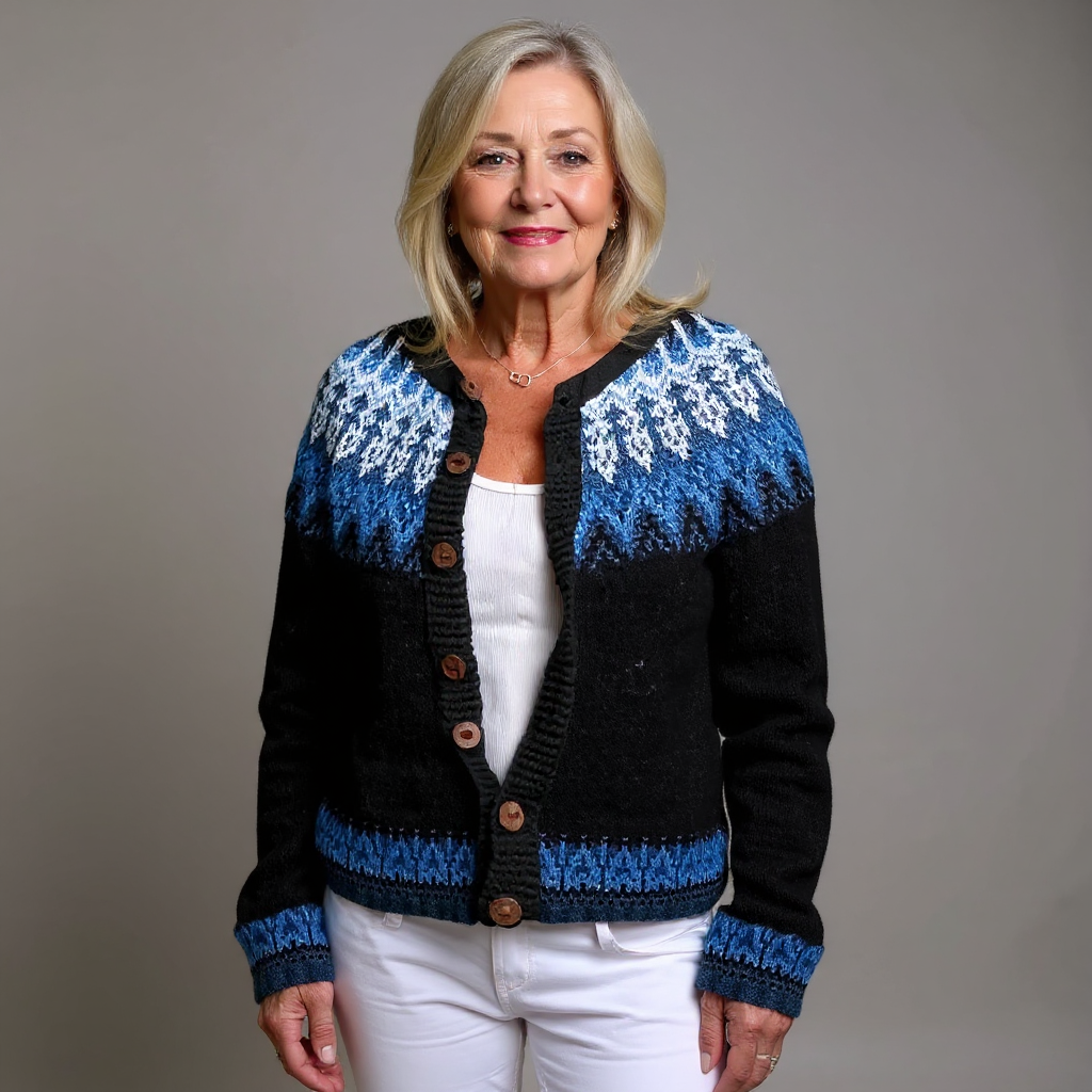 Helen | Vintage Handcrafted Icelandic Cardigan – Mia Sophia